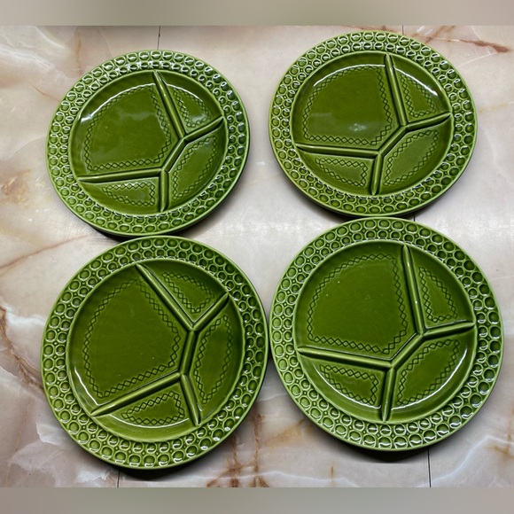 Manoir Japan | Kitchen | Set Of 4 Vintage Manoir Craft Ceramic Divided ...